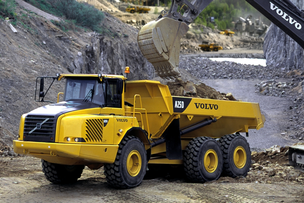DUMPER ARTICULE VOLVO A25D (pour professionnels)